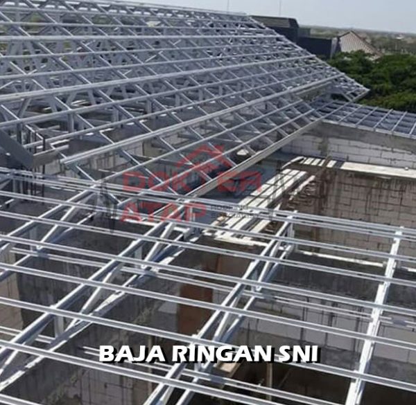 Rangka Atap Baja Ringan SNI Untuk Atap Aspal Bitumen Murah!!