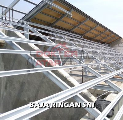 Rangka Atap Baja Ringan SNI Untuk Atap Aspal Bitumen Murah!!
